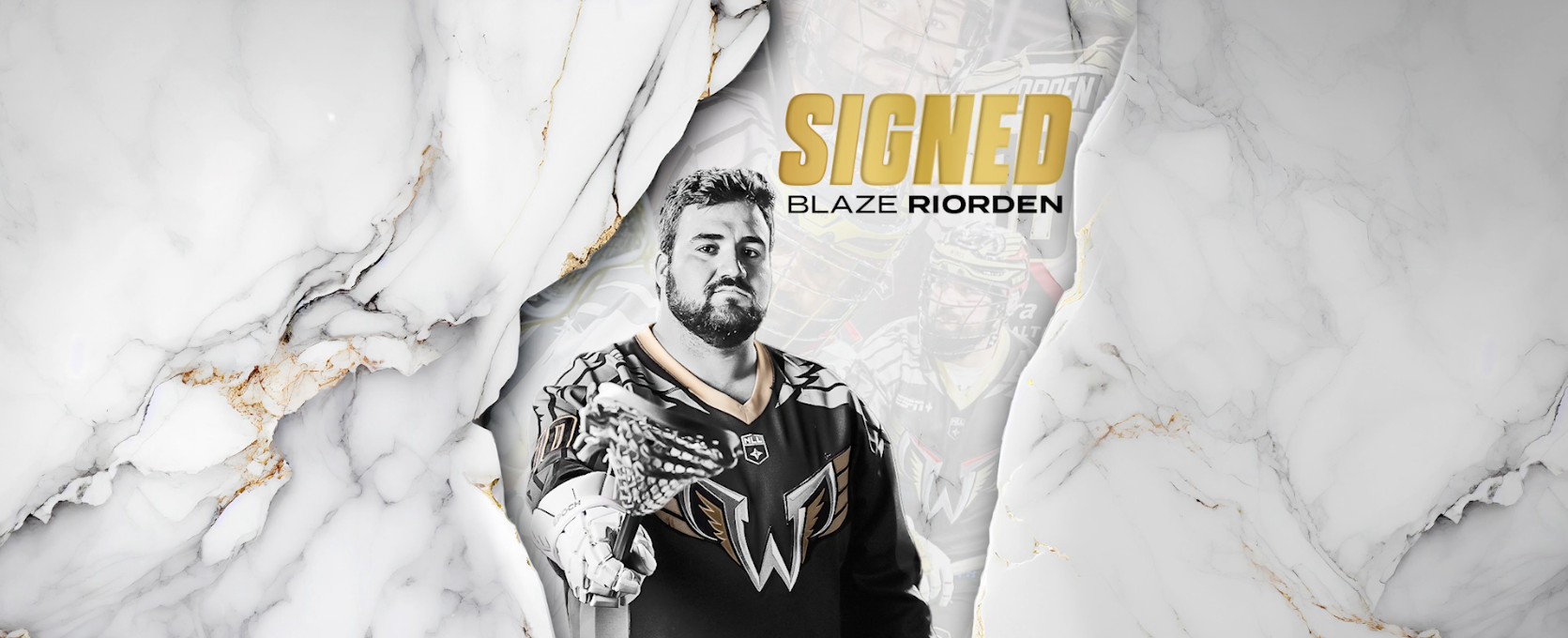 PHILADELPHIA WINGS EXTEND BLAZE RIORDEN - Philadelphia Wings Lacrosse